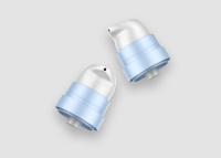 China 5ml 10ml 15ml White Blue Airless Pump Bottles Skincare Small Pp Bottle for sale