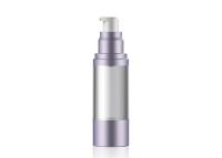 China AS Airless Pump Bottle Transparent 15ml 30ml 50ml Refillable Airless Bottle for sale