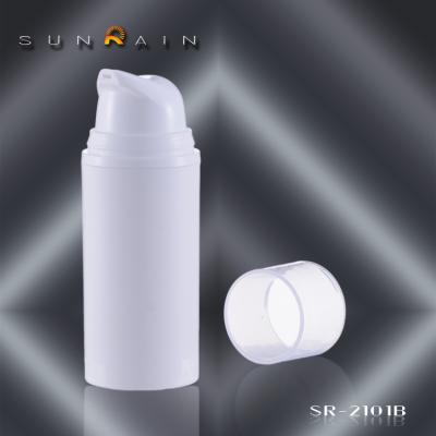 China Cosmetic packaging Airless Pump Bottle with plastic cap , SR - 2101B for sale