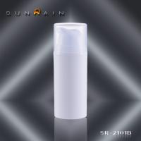 China Cosmetic packaging Airless Pump Bottle with plastic cap , SR - 2101B for sale