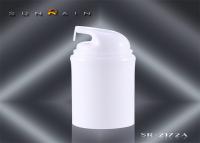 China Round empty airless travel bottles with pump , packaging containers for cosmetics for sale