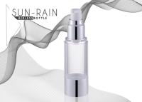 China Colorful 15ml 3oml 50ml Airless Pump Bottle SR - 2108B , Plastic Cap for sale