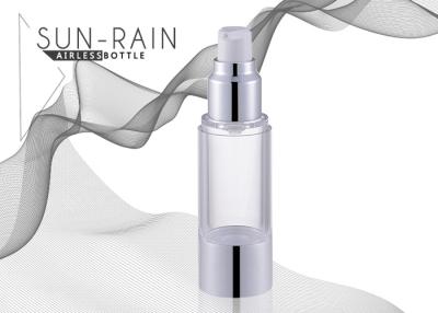 China Colorful 15ml 3oml 50ml Airless Pump Bottle SR - 2108B , Plastic Cap for sale
