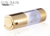 China SR-2108G AS material gold airless pump bottle for personal care for sale