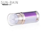 China 0.23cc Non spill round lotion bottle PMMA material SR-2252B cosmetic pump bottle for sale