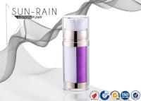 China 0.23cc Non spill round lotion bottle PMMA material SR-2252B cosmetic pump bottle for sale