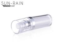 China Round silver acrylic PMMA body lotion bottle with sprayer pump SR-2277 for sale