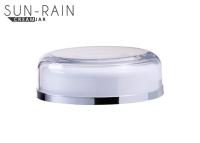 China Acrylic PMMA round empty cosmetic jars plastic makeup container 15ml 30ml SR-2302A for sale