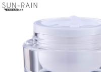 China Acrylic PMMA round empty cosmetic jars plastic makeup container 15ml 30ml SR-2302A for sale