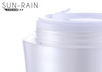 China Silver round Plastic Cosmetic Jars / empty cream container PMMA material SR-2303A for sale