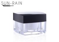 China SUNRAIN PMMA Empty Plastic Cosmetic Jars 15ml 30ml 50ml SR-2305A for sale