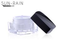 China SUNRAIN PMMA Empty Plastic Cosmetic Jars 15ml 30ml 50ml SR-2305A for sale