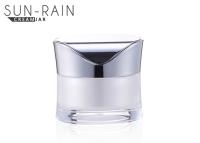 China Beauty care empty cream jars PMMA cosmetic cream containers SR-2359B for sale