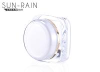 China Custom Color Plastic Cosmetic Jars round acrylic jar for skin care use SR-2382 for sale