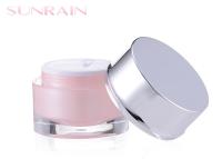 China Pink customized PMMA cosmetic storage jars 5g 30g 50g 100g SR-2384B for sale