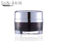 China Black PMMA Plastic Cosmetic Jars for cosmetic skin care use 30ML 50ML SR-2386 for sale