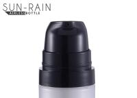 China Black white pp Airless Pump Bottle with plastic cap 0.1CC SR-2102A travel size pump bottle for sale