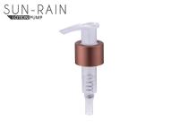 China PP Material Plastic lotion dispenser pump ribbed smooth aluminum 1.2cc SR-303 for sale
