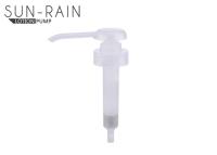 China High output plastic lotion pump long nozzle with screw down lock head , lotion bottle pumps for sale