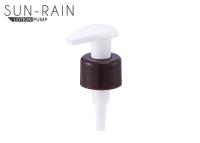 China High output plastic lotion pump long nozzle with screw down lock head , lotion bottle pumps for sale