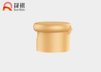 China Ribbed 24/410 Round Plastic Bottle Cap Cosmetic Packaging Flip Top Cap for sale
