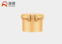 China Ribbed 24/410 Round Plastic Bottle Cap Cosmetic Packaging Flip Top Cap for sale