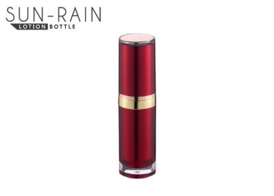 China Red lotion bottles luxury round jar face cream bottle with PMMA Material SR-2280A for sale
