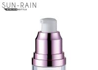 China Cosmetic packaging ABS airless lotion pump bottle AS body 15ml 30ml SR-2108D for sale