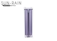 China 15ml Airless sprayer bottle light purple lotion bottle airless packaging cosmetic SR-2174A for sale
