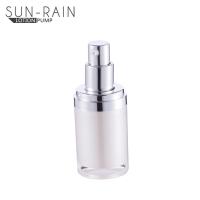 China PP Airless dispenser bottles PMMA outer bottle customized color 50ml SR-2177A for sale