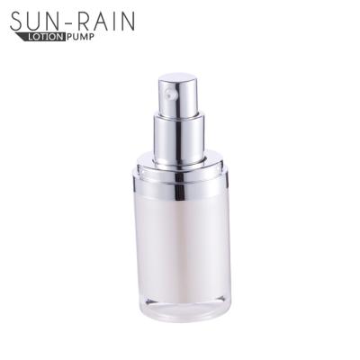 China PP Airless dispenser bottles PMMA outer bottle customized color 50ml SR-2177A for sale