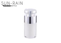 China Plastic PMMA 15ml airless pump bottles round lotion pump bottles SR-2278B for sale
