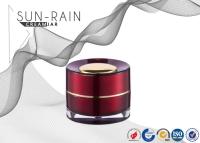 China Custom luxury cream jar round gold plastic cosmetic container SR-2368 for sale