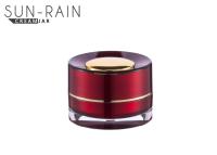 China PMMA Red cream jar custom empty container jars PP inner bottle SR-2368 for sale