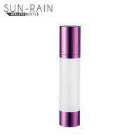 China Plastic classic airless pump bottle 30ml custom color size SR-2108J cosmetic pump bottles for sale