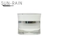 China Freely Sample Plastic cosmetic jars transparent lotion jar packaging 50ml SR-2304 for sale