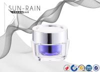 China SR-2393A Plastic Cosmetic Jars , ABS / PE / PP / Acrylic cosmetic containers and jars for sale