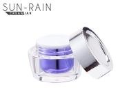 China Double wall acrylic 15ml Plastic Cosmetic Jars colorful inner bottle SR-2393A for sale
