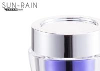 China Double wall acrylic 15ml Plastic Cosmetic Jars colorful inner bottle SR-2393A for sale