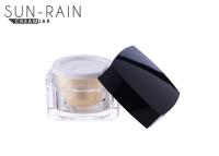 China Acrylic double wall Plastic Cosmetic Jars 3g 5g 15g skin care cream SR-2305A for sale