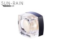 China Acrylic double wall Plastic Cosmetic Jars 3g 5g 15g skin care cream SR-2305A for sale