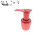 China Out spring plastic lotion dispenser pump ribbed aluminum closure 24/410 SR309 for sale