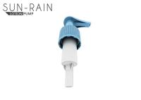 China Out spring plastic lotion dispenser pump ribbed aluminum closure 24/410 SR309 for sale