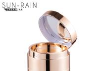 China 15ml 30ml Acrylic cosmetic cream jars ABS collar gold round bottle cream jar SR-2158 for sale