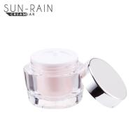 China Custom double wall eye cream jar round set cosmetic packaging container SR-2398A for sale