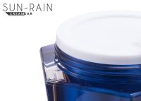 China Color customized square plastic cosmetic jars for skin eye care SR23A2 for sale