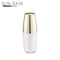 China Cosmetic set lotion bottle packaging 0.23cc with gold cap SR2263A plastic pump bottle for sale