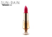 China ABS Gold Silver Empty Lipstick Tubes Case Transparent Outer Cap SM001 for sale