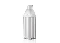 China Acrylic Airless Pump Bottle 15ml 30ml 50ml Pp Inner Bottle For Cosmetic SR2159 for sale