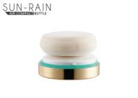 China White Round BB Air Cushion Compact , Loose Powder Compact Case SF0801 for sale